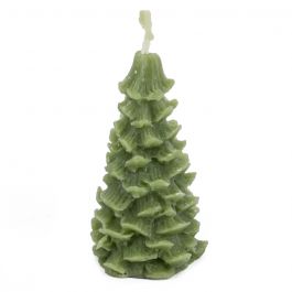 DKW Woonvision | Kaars kerstboom rustiek groen