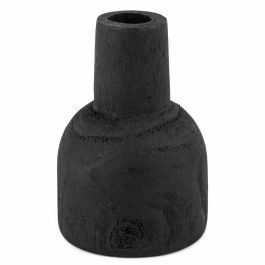 DKW Woonvision | Houten vaasje zwart